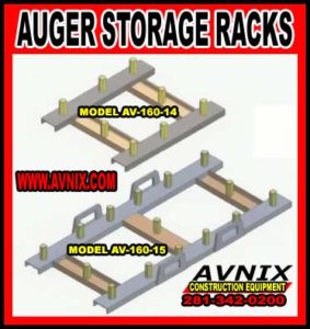 Auger Racks Keeps Augers Easy To Store, Locate & Prevent Damage
