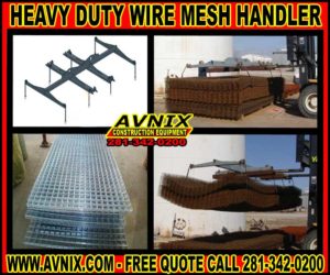 Crane Wire Mesh Handler Archives - Avnix Construction Equipment Sales ...
