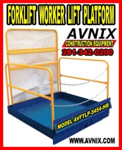 Forklift Loading Platform Attachment Makes Moving Equipment Easy!