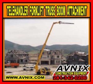 Telehandler Forklift Truss Boom Attachment - Turn Fork Truck Into A Crane