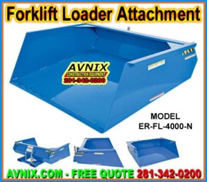 Forklift Loader Attachment - Avnix Construction Equipment Sales 281-342 ...
